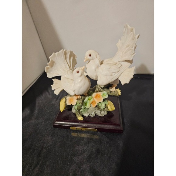 Ruby Rox | Accents | Vintage Rubys Collection Figurine 2 Doves Wood ...